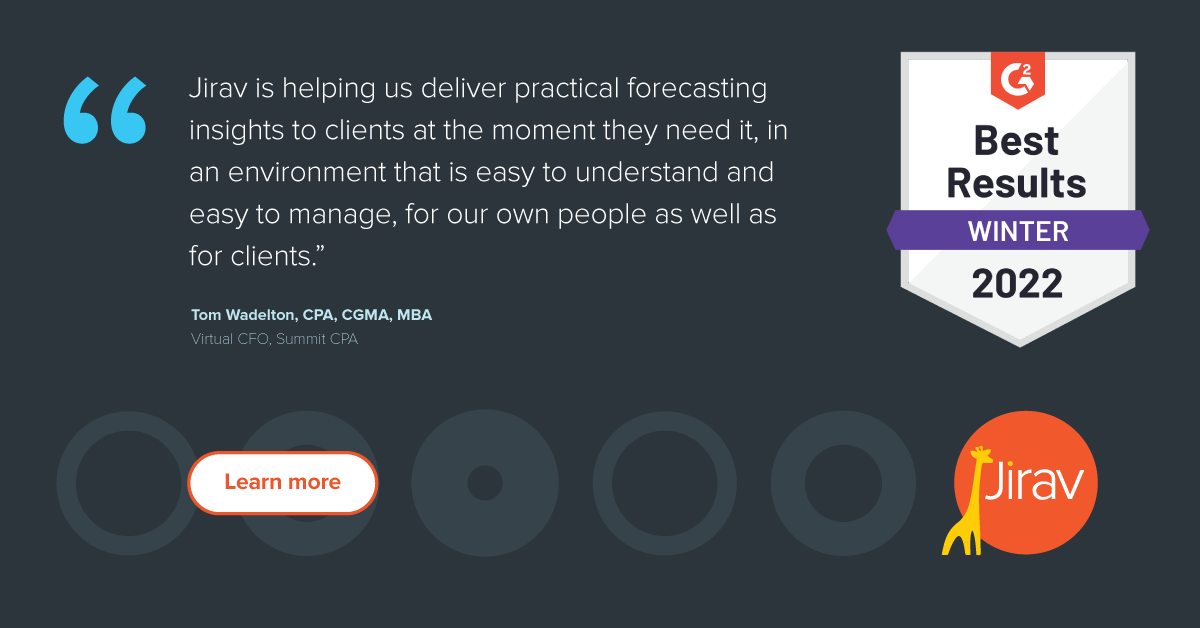 Jirav named Leader in the G2 Crowd Winter 2022 Grid® Report Jirav named Leader in the G2 Crowd Winter 2022 Grid® Report