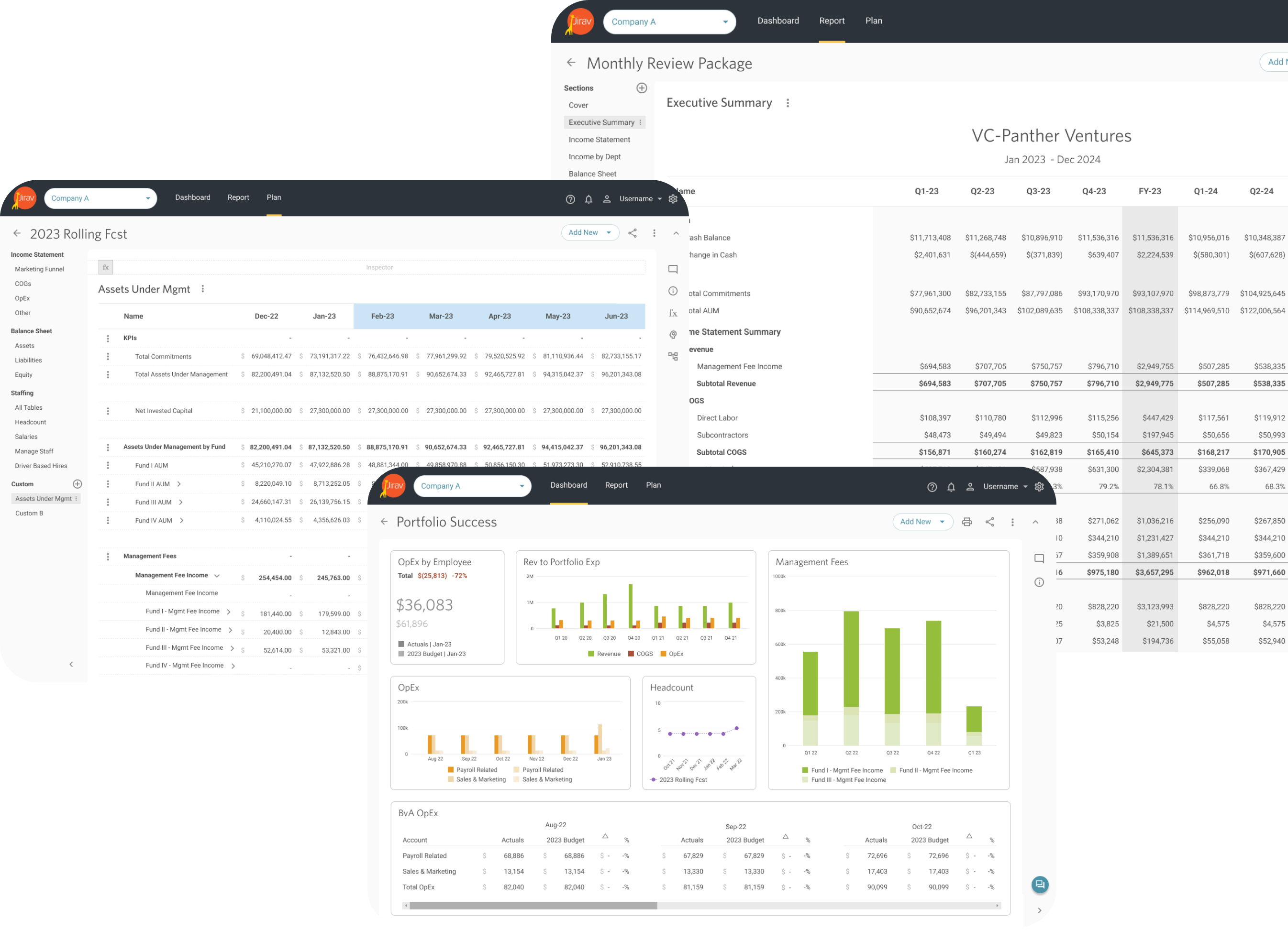 FP&A Solution for Investment Management Companies | Jirav